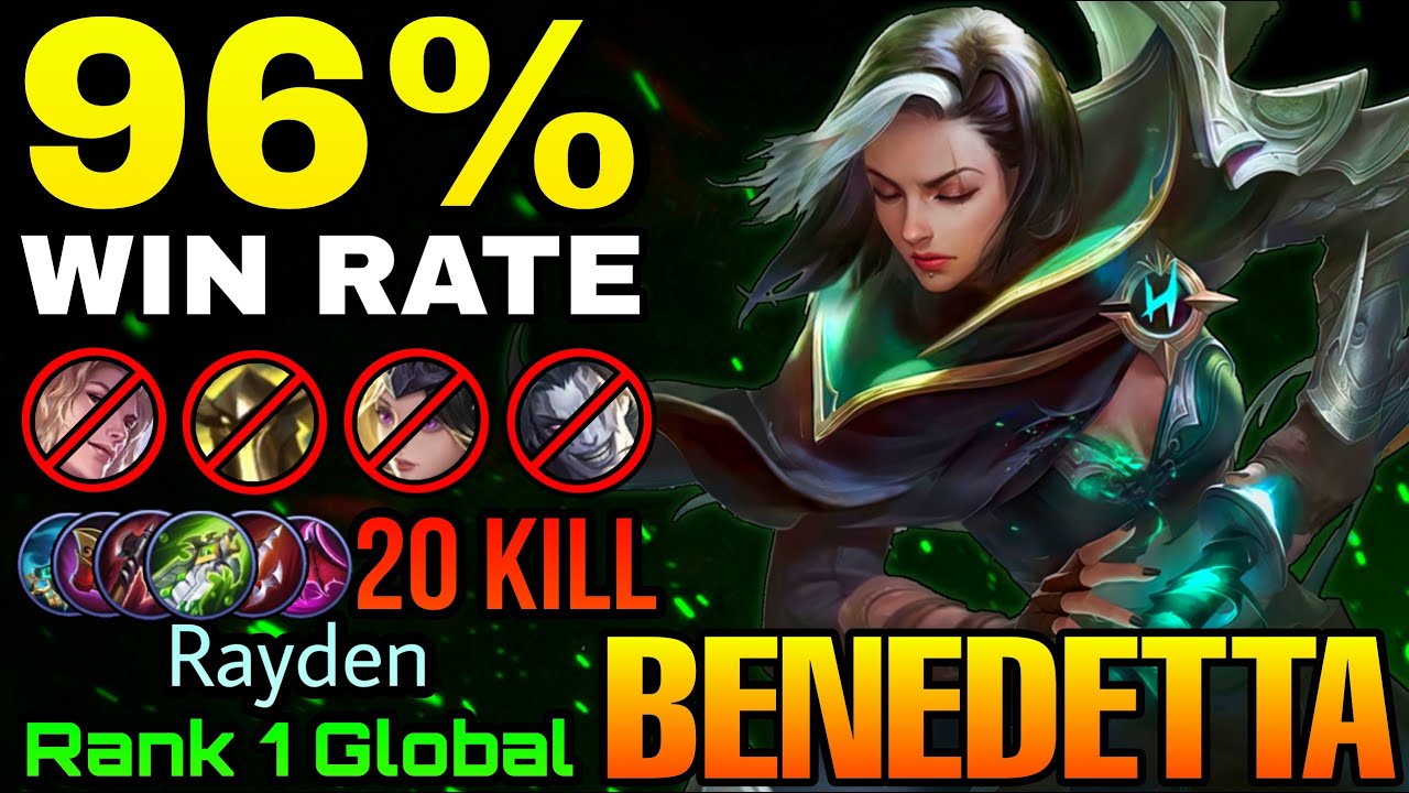 96% Win Rate Benedetta 20 Kills Aggresive Plays - Top 1 Global ...