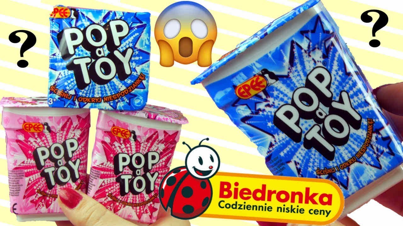 POP a TOY ⛵ Zabawki Niespodzianki ⛑ Biedronka - YouTube