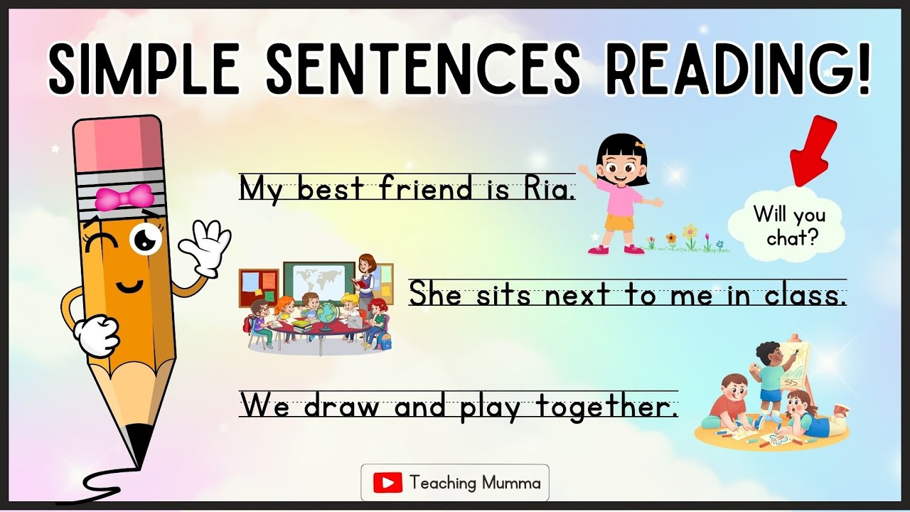 Let's Read! | Simple Sentences for Kids | Practice Reading | Grade 1 ...