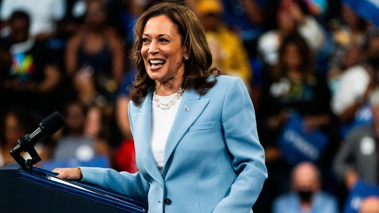 Harris campaigns in Houston - YouTube