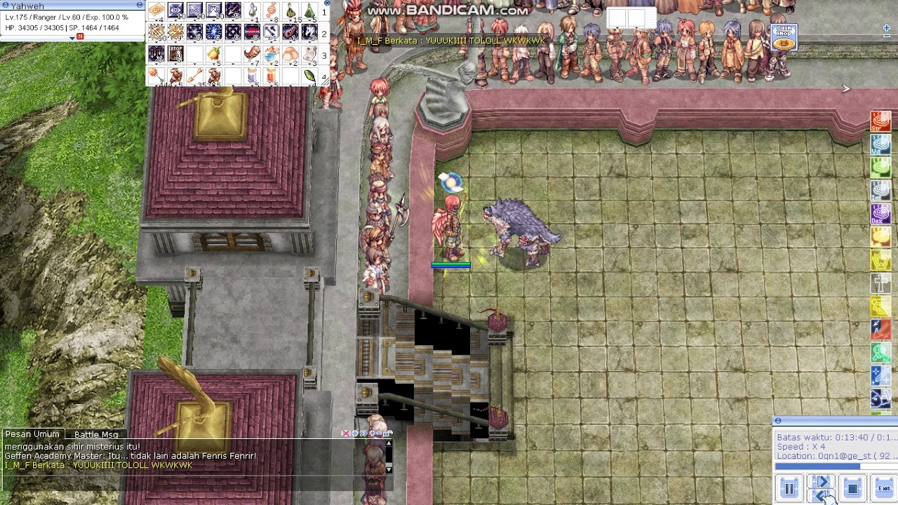 RANGER GEFFEN MAGIC TOURNAMENT RAGNAROK FOREVER LOVE - YouTube