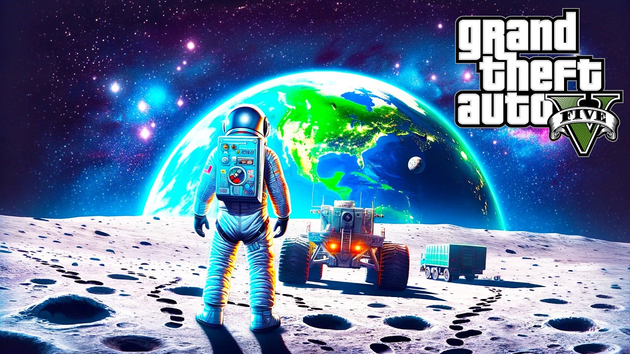 GTA 5 But It’s in OUTER SPACE Now?! (Grand Theft Space Mod) - YouTube
