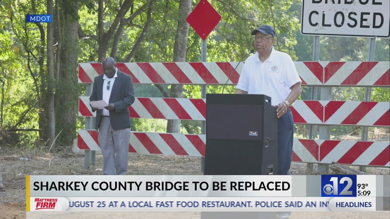 Sharkey County bridge to be replaced - YouTube