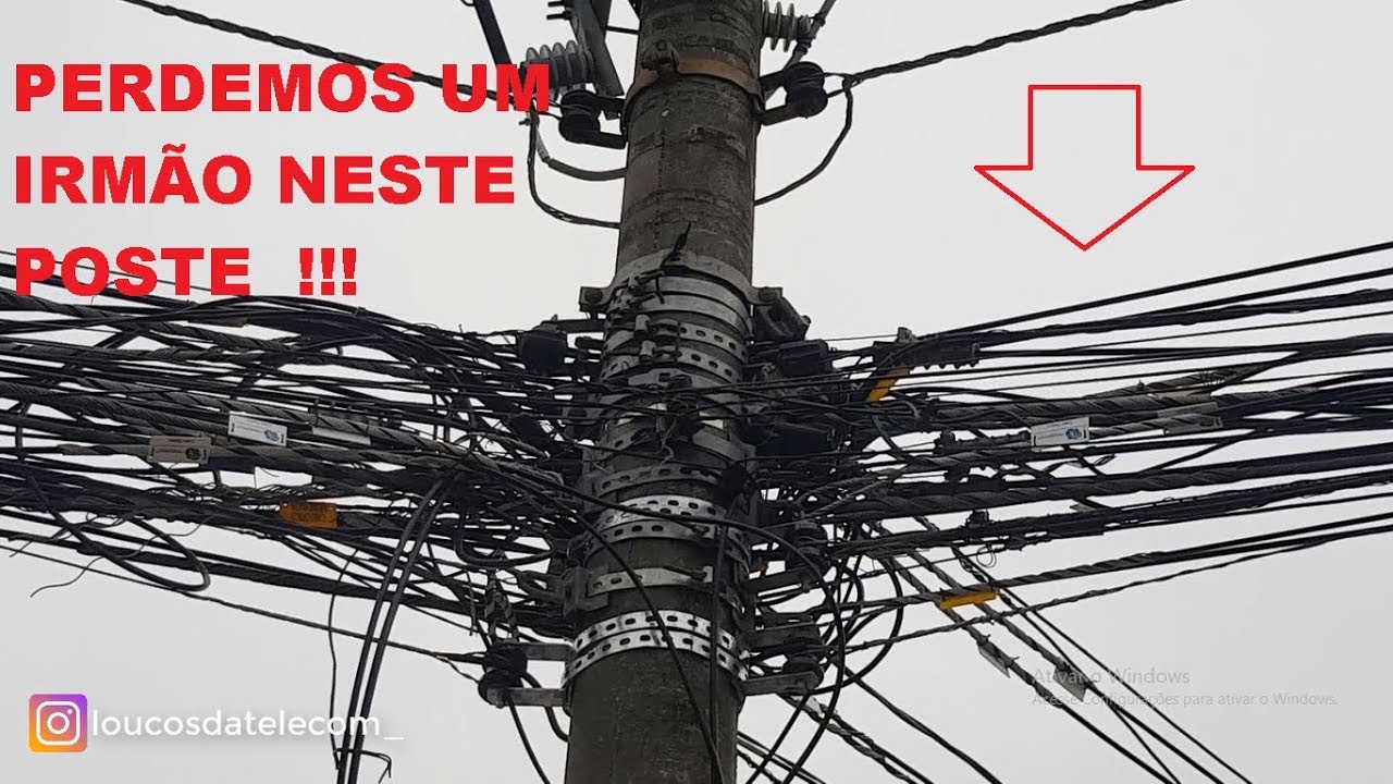 COMO ESTÃO OS POSTES EM ALPHAVILLE - SP - LOUCOS DA TELECOM - YouTube