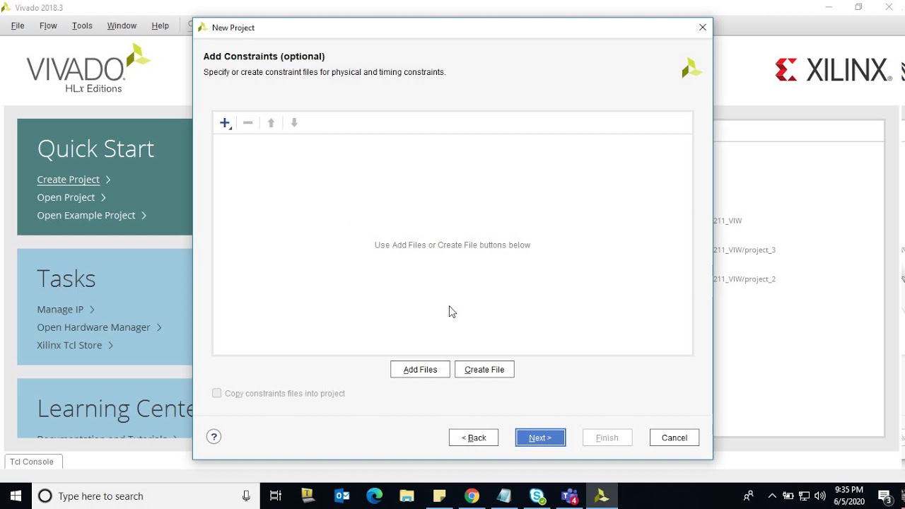 Xilinx Vivado 2018 Project Creation - YouTube