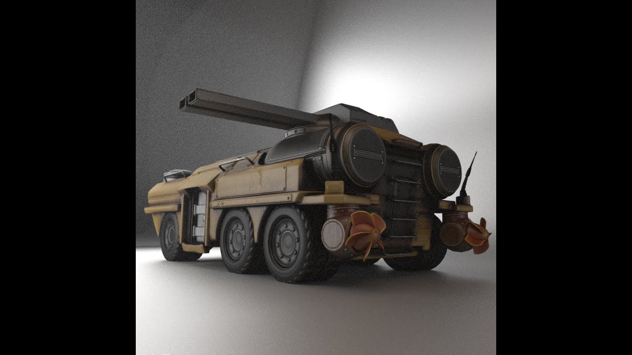 Tank Test Drive in Blender 2.77 - YouTube