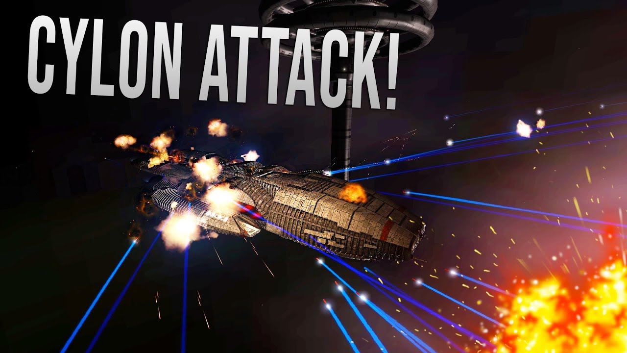 CYLON ATTACK!! - Battlestar Galactica: Fleet Commander - YouTube