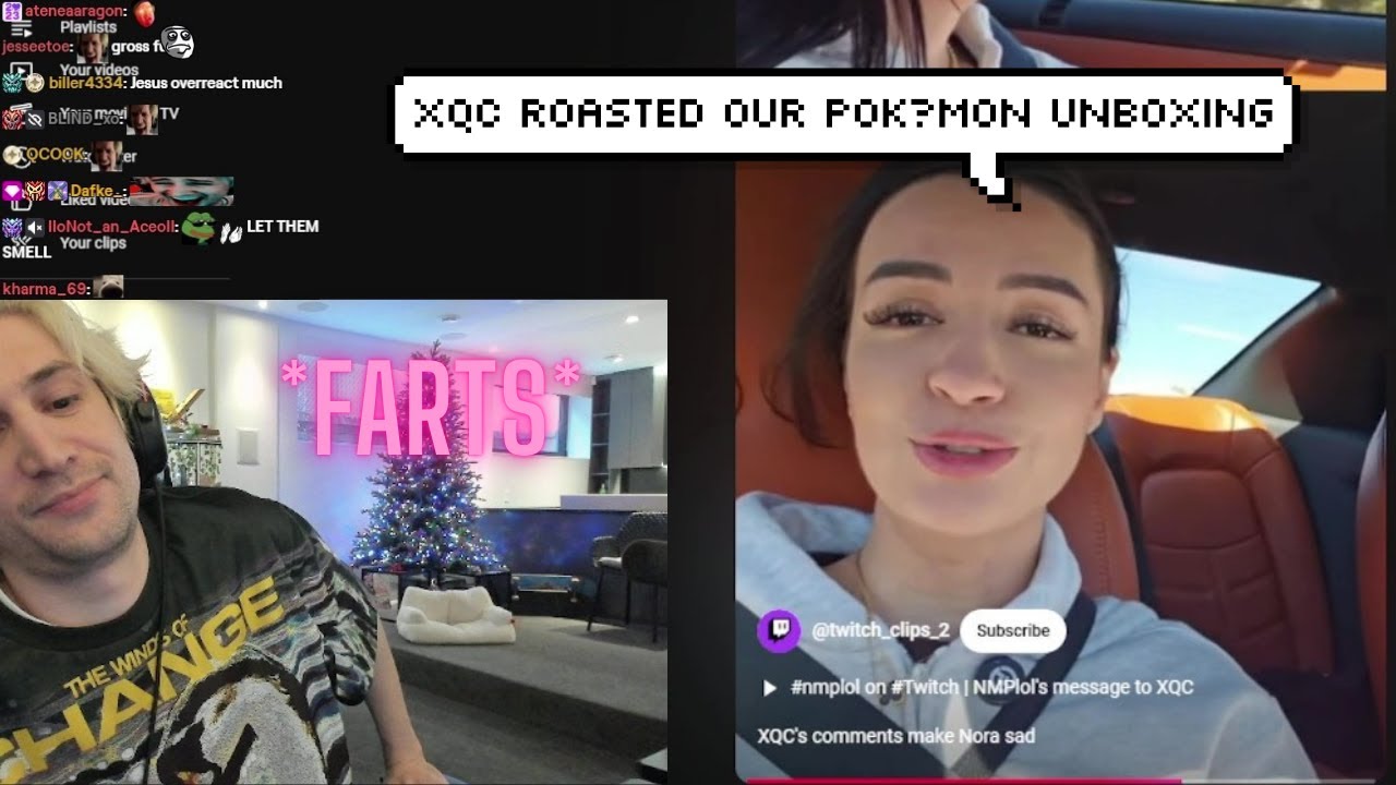 xQc Responds to nmplol & Nora saying he Mocked their Pokémon Cards ...