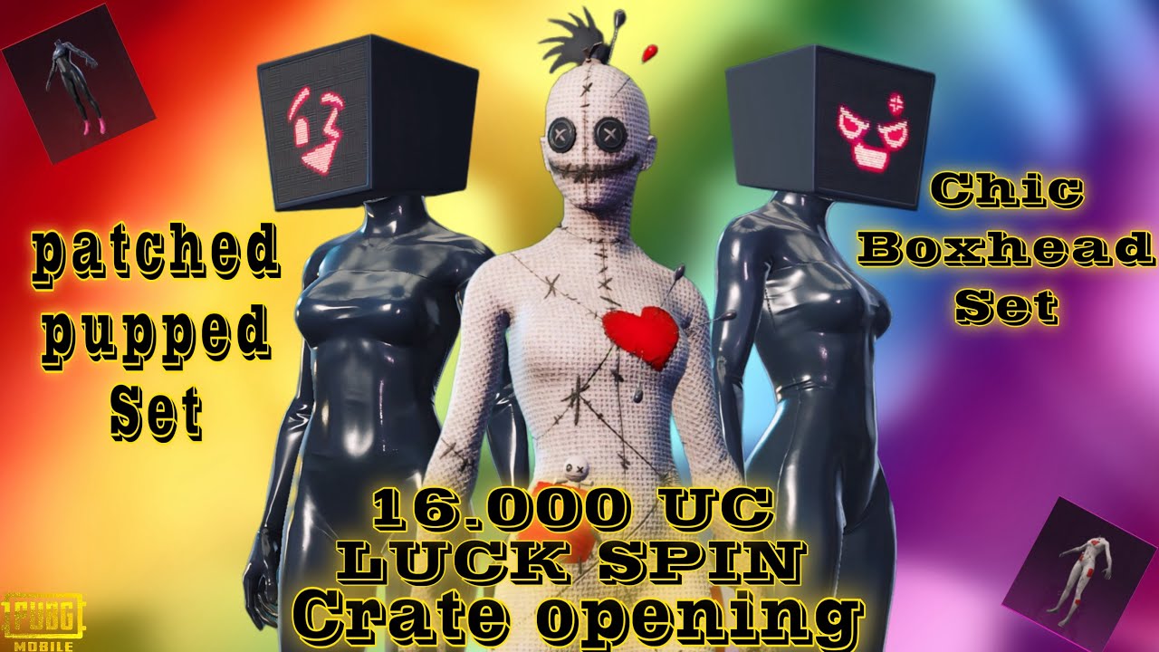 NEW CRATE OPENING LUCK SPIN Chic Boxhead Set and Patched puppet Set Crate opening - YouTube