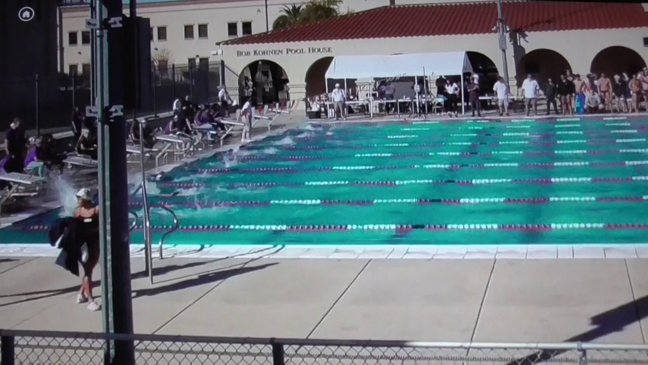 2020 GCU Swimming & Diving California Baptist University 100Fly Mazen ...