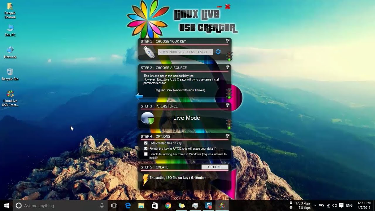 How To Create Linux Bootable Usb Youtube