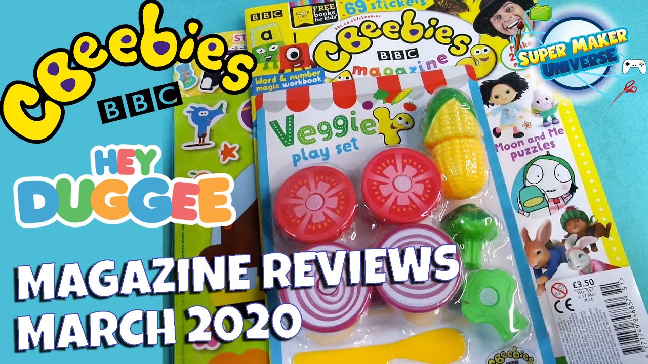 CBeebies & Hey Duggee Magazine Review March 2020 - YouTube