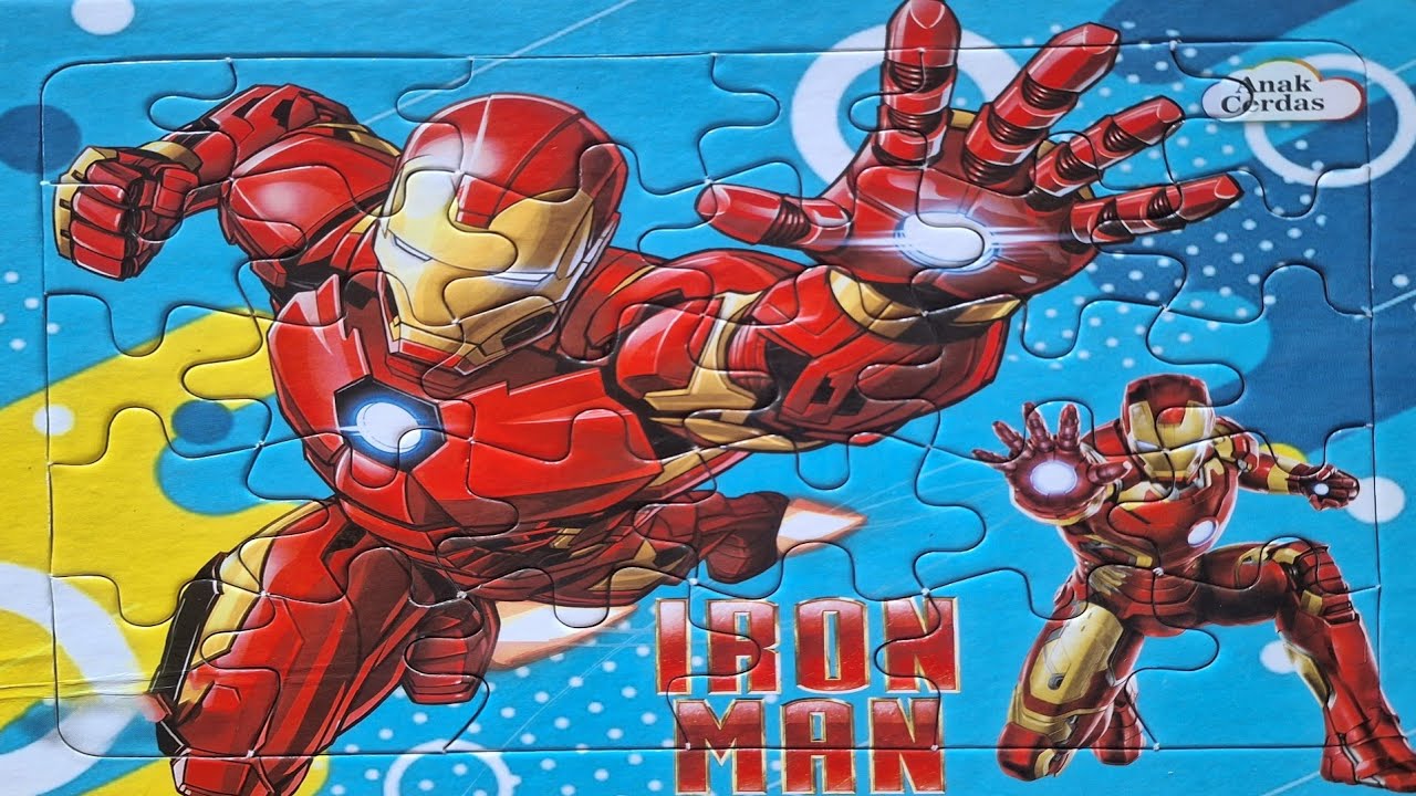 IRON MAN || Learn and Play Iron Man puzzle || putting together the Iron ...