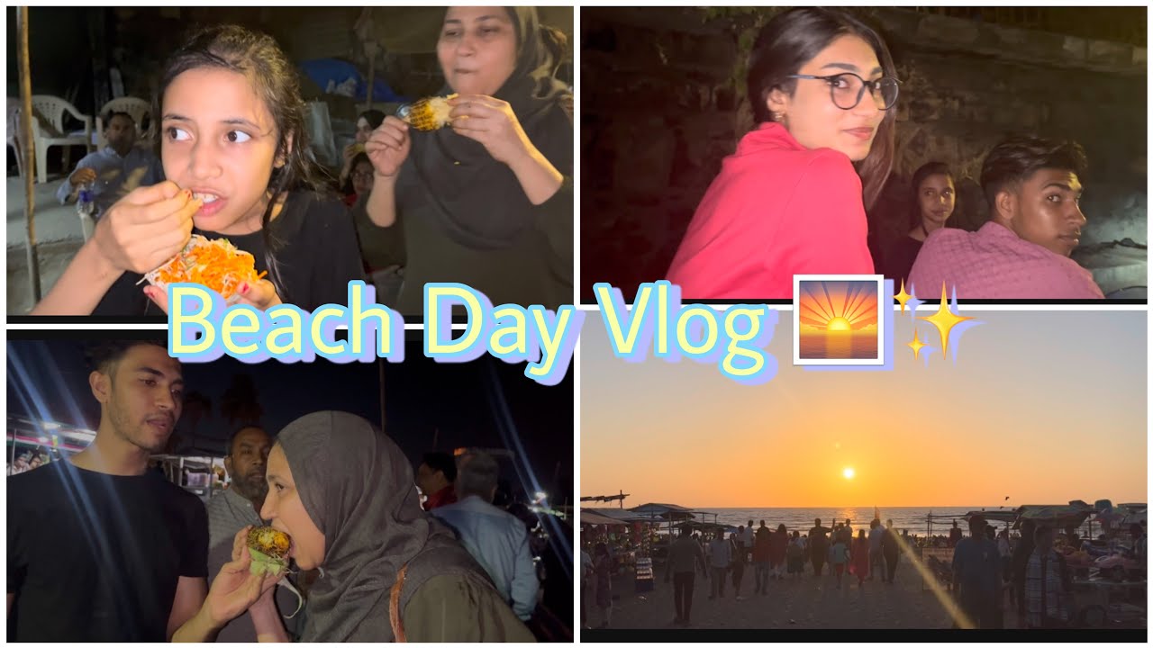 Beach Day Vlog 🌅 | best beach in Mumbai to visit🌅| | picnic spot for ...