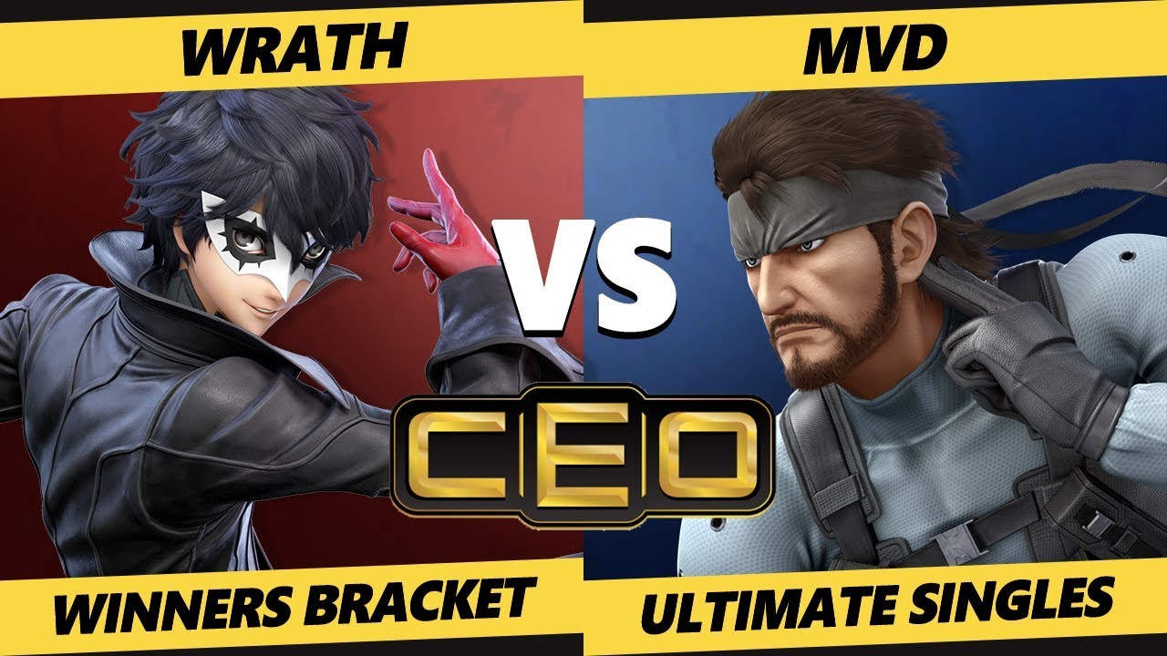 CEO 2019 SSBU - Wrath (Joker) Vs. WBG | MVD (Snake) Smash Ultimate ...