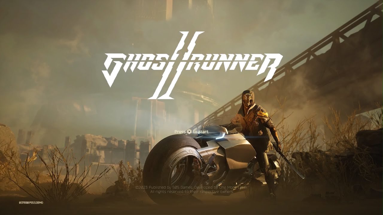 Ghost Runner 2 PS5 Demo First 10mins - YouTube