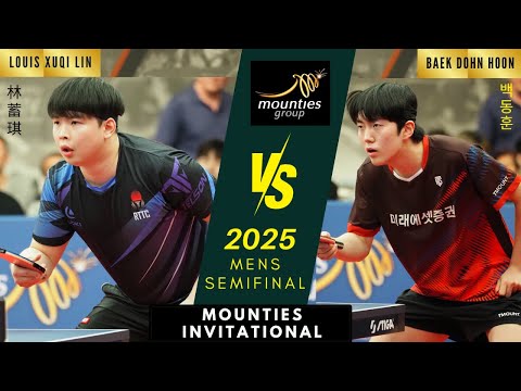 Louis Xuqi Lin vs Baek Dohn Hoon (KOR) | FULL MATCH | Mounties ...