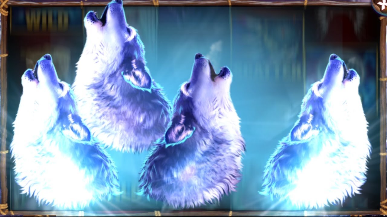 SLOTS CLASSIC HOWLING WOLVES - YouTube