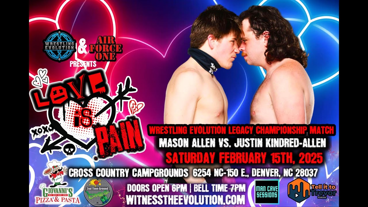 Wrestling Evolution Hype Video- Mason Allen vs Justin Kindred-Allen - YouTube