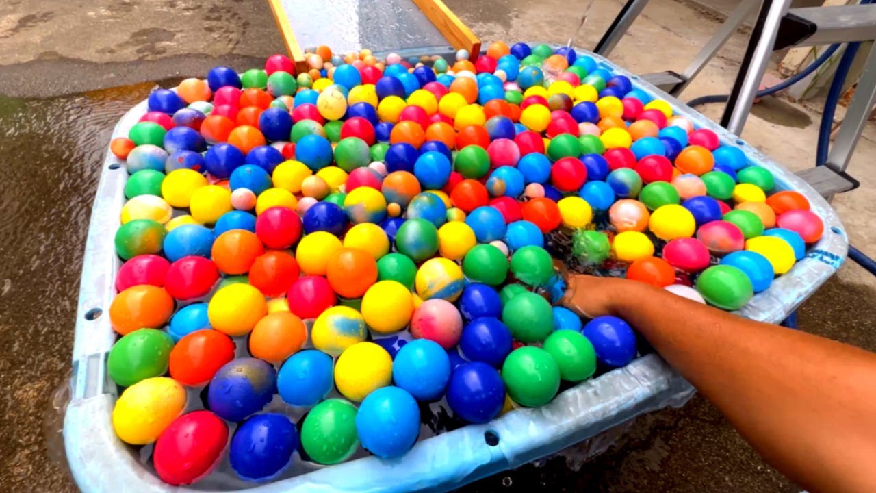 Water Marble Run ♡ Rolling Bucket + Wooden Ball Slider Green Wavy ...