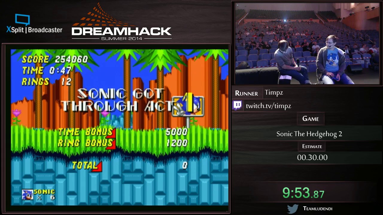 Dreamhack Summer 2014 - Sonic the Hedgehog 2 - TimpZ - YouTube