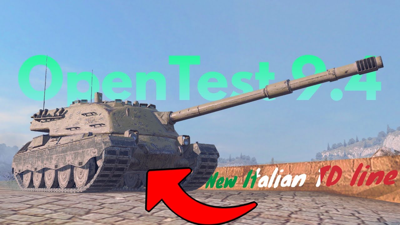 OpenTest 9.4 | New Italian TD line! 🇮🇹 | WoT Blitz - YouTube