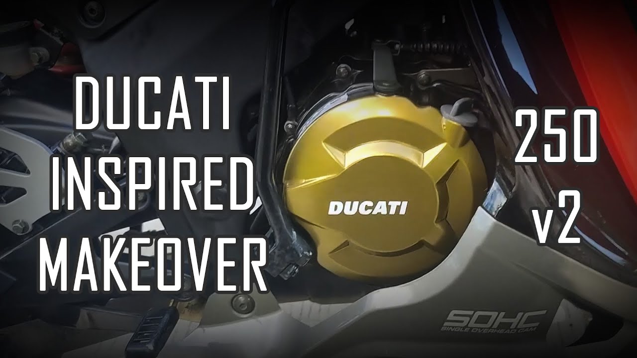 Motorstar Explorer 250 v2 Ducati inspired MAKE OVER | Part 1 - YouTube