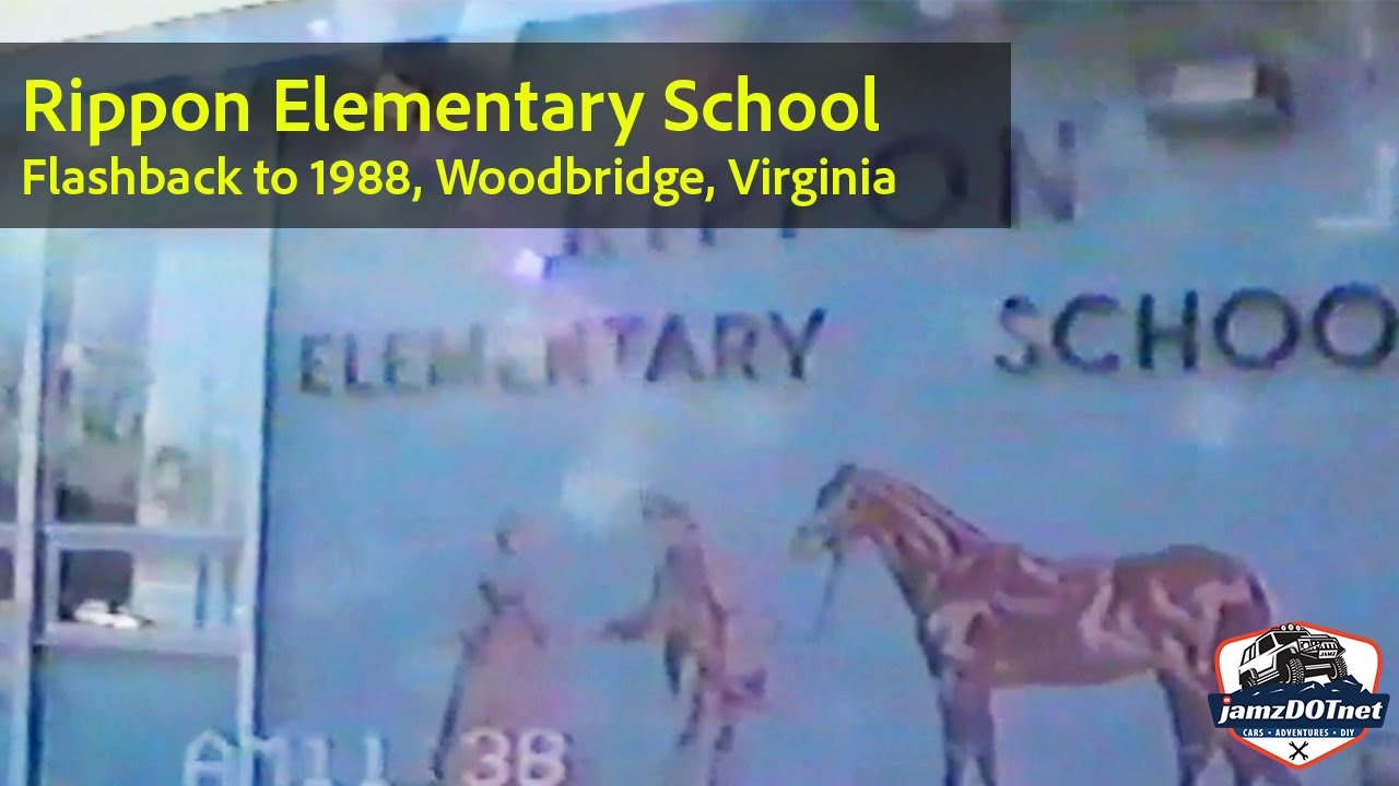 Rippon Elementary School in 1988, Woodbridge Virginia - YouTube