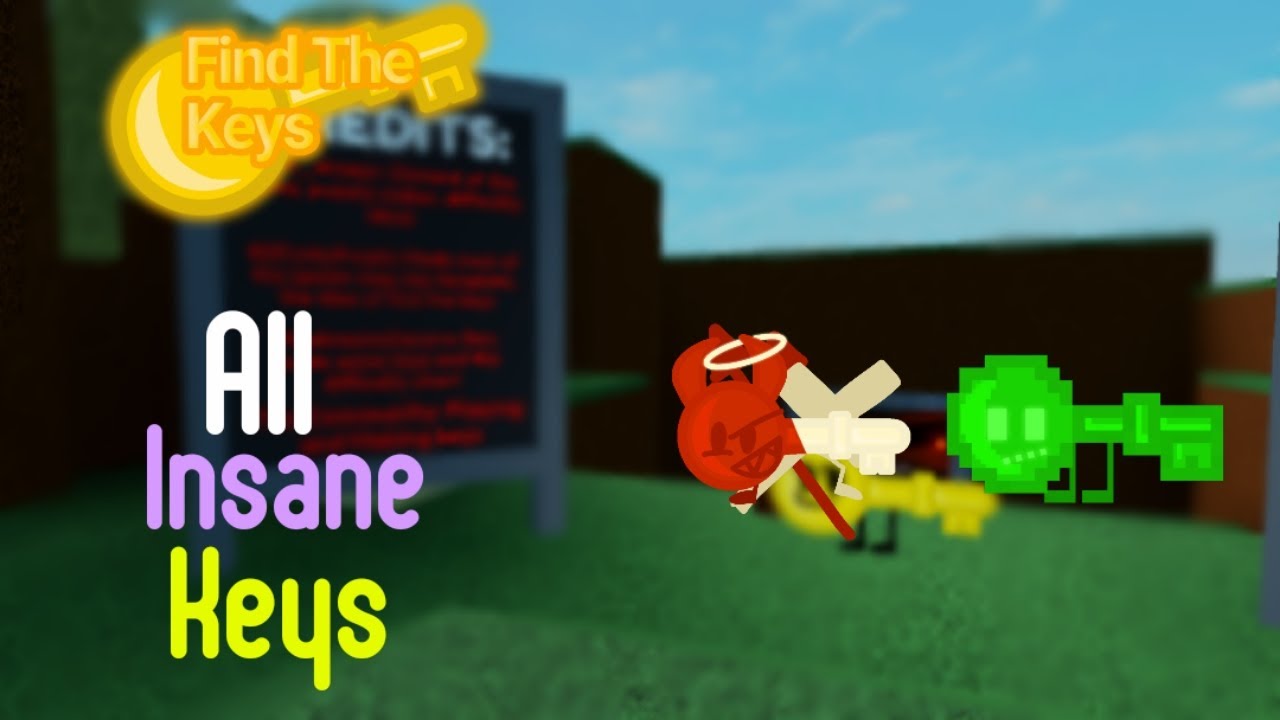 Roblox Find the Keys Release | All Insane Keys - YouTube