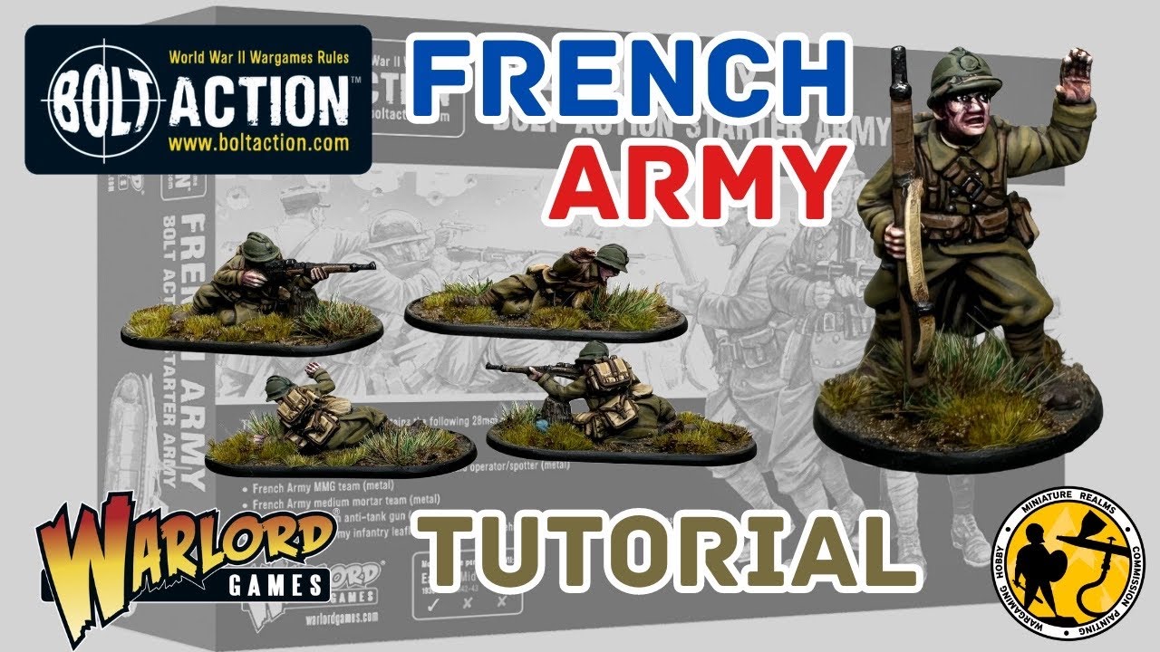 Warlord Games Bolt Action | New French Infantry Early Look & Tutorial ...