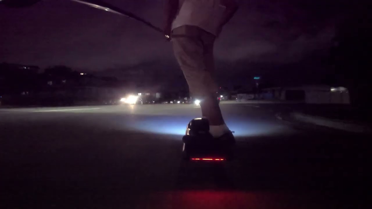 One wheel GT Mon night ride - YouTube