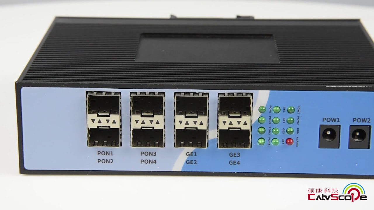 Industrial grade Mini OLT CSP 2004 - YouTube