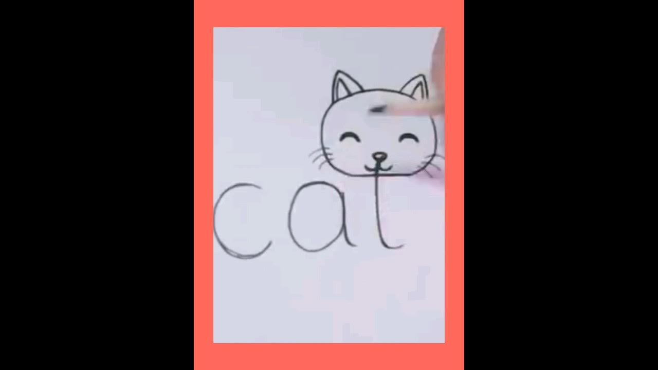 Very Easy How To Convert Words Cat Into A Cartoon Cat Wordtoons very-easy-how-to-convert-words-cat-into-a-cartoon-cat-wordtoons