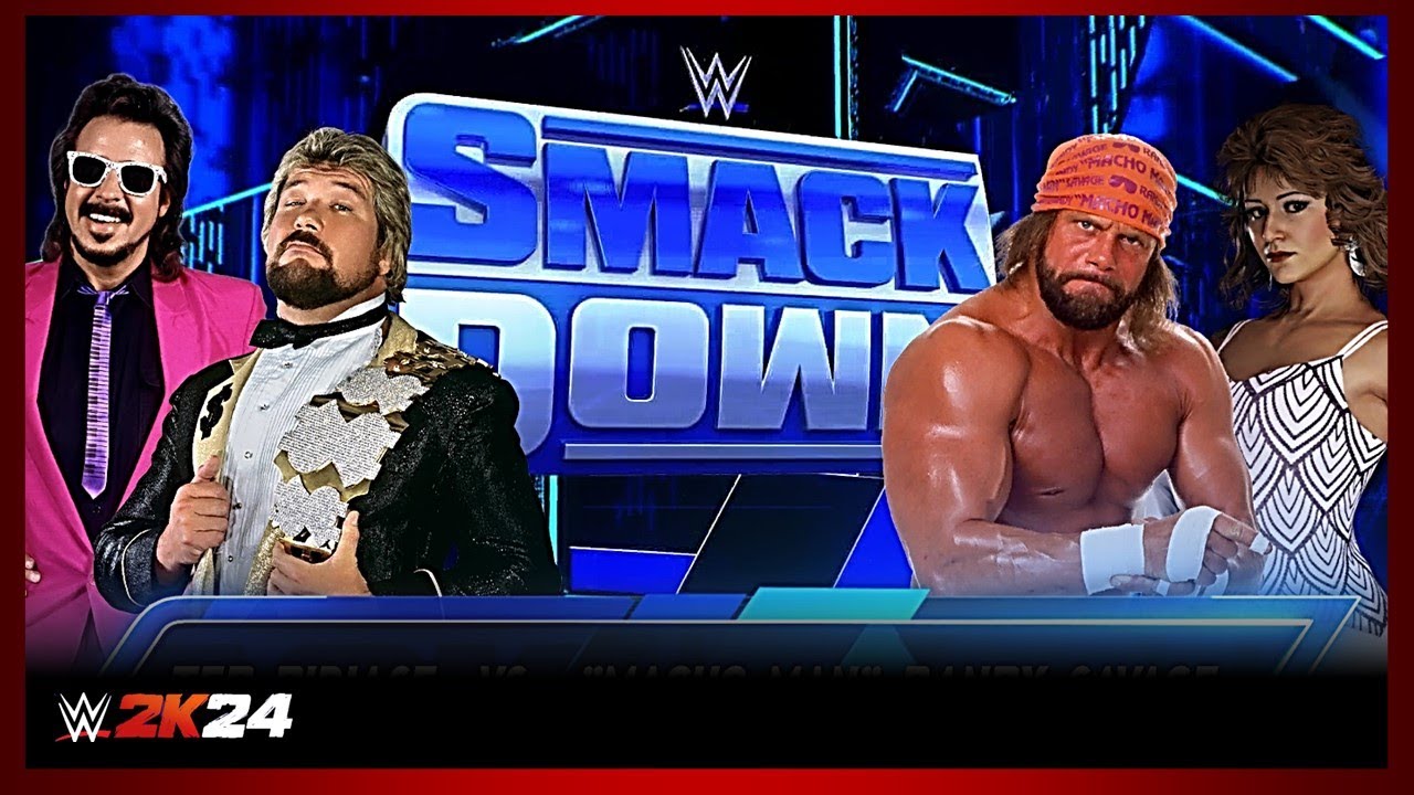 WWE 2K24 | TED DiBIASE vs "Macho Man" RANDY SAVAGE - YouTube