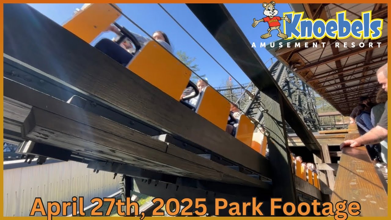 Knoebels Amusement Resort:April 27th, 2025 Park Footage - YouTube