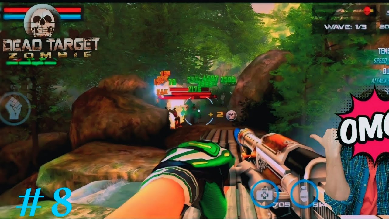 DEAD TARGET: ZOMBIE FLAME THROWER GUN CHALLENGE || Dead Target Android ...