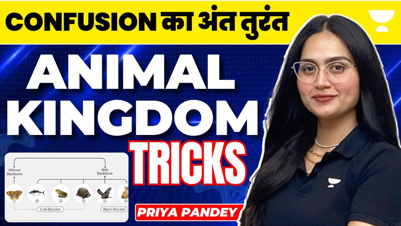 Animal Kingdom | Short Tricks | NEET 2024 | Priya Pandey - YouTube