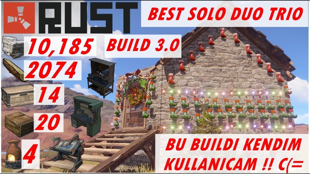 [TR] - Rust - Base Design #3 - Build 3.0 best solo duo trio base design ...