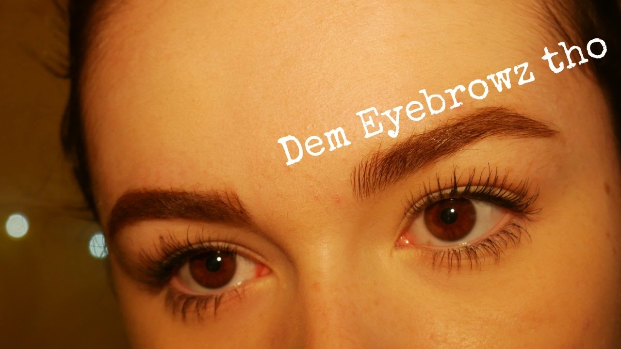 UPDATED EYEBROW ROUTINE | Bold, Natural Brows - YouTube