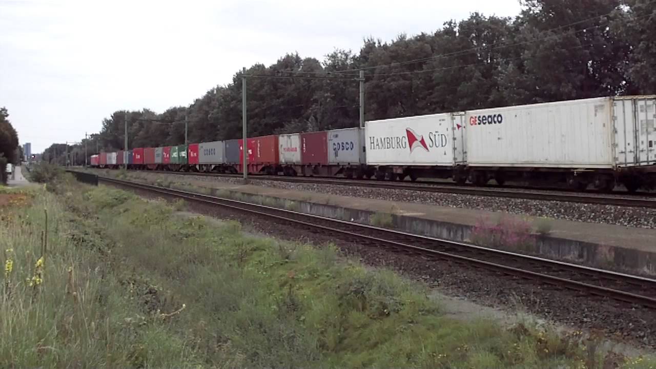 Container Train DB schenker Rail NL - YouTube