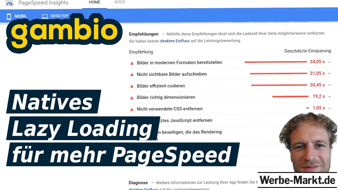 Gambio: Natives Lazy Loading für mehr PageSpeed - YouTube Gambio: Natives Lazy Loading für mehr PageSpeed - YouTube