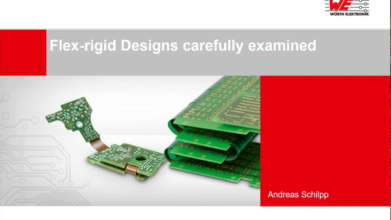 Würth Elektronik Webinar: Flex rigid design - examined part 2 - YouTube
