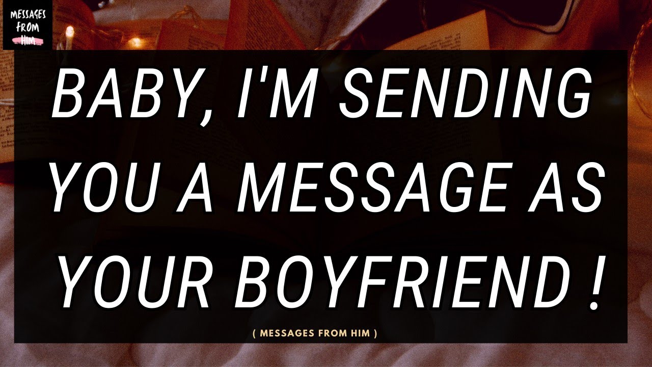 I'M SENDING YOU A MESSAGE AS YOUR BOYFRIEND ️ 🙏💝🥰♀️👰| DM Love Letter 12 ...