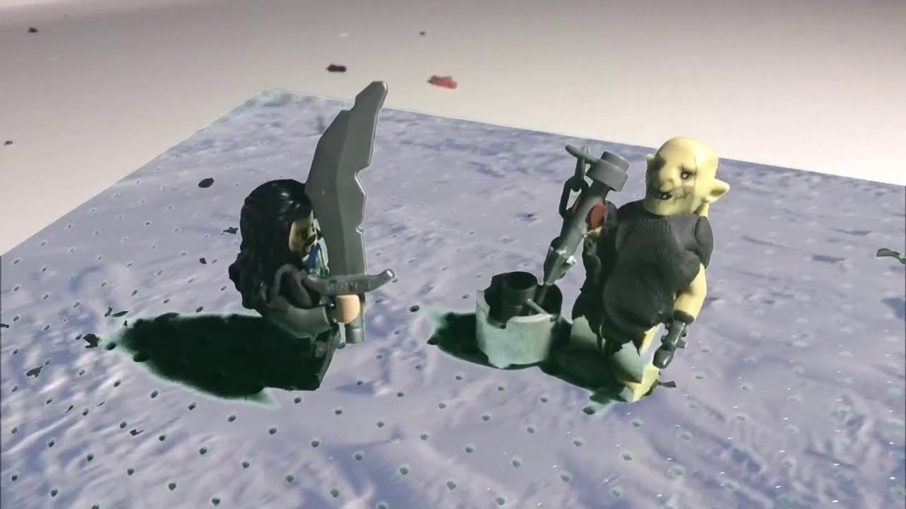LEGO Legolas vs Bolg - YouTube