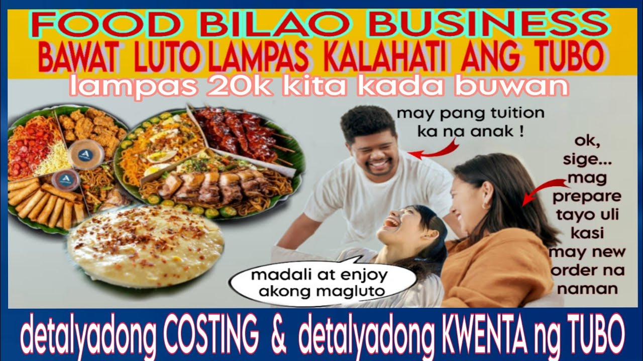 FOOD BILAO-NEGOSYONG WALANG TALO #startingsmallbusiness #foodbusiness # ...