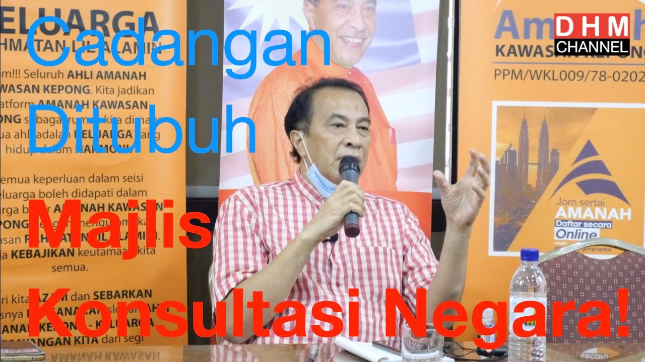 Datuk Husam Musa mencadangkan dibentuk Majlis Konsultasi Negara! - DHM ...