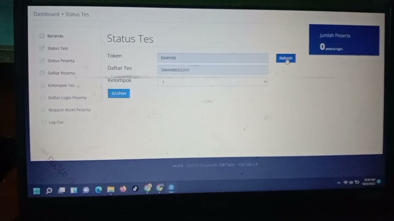 TUTORIAL MEMUNCULKAN TOKEN PROKTOR ANBK 2022 - YouTube