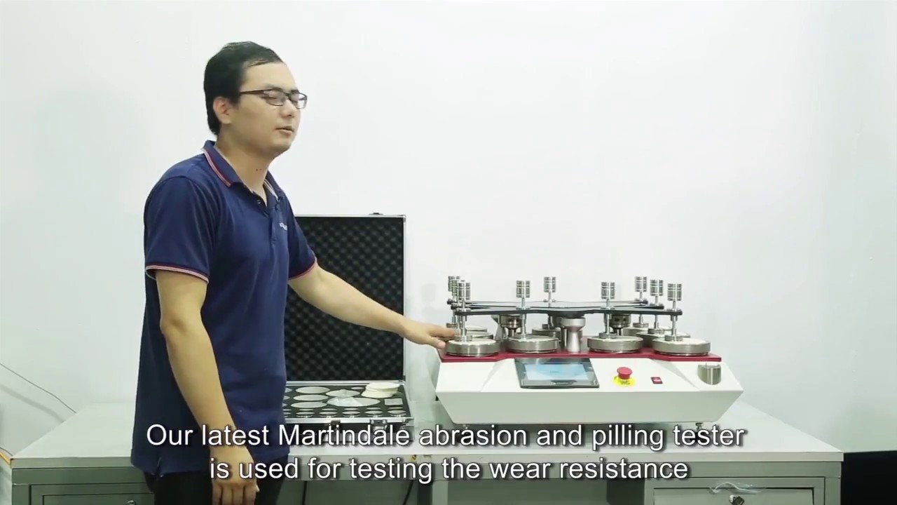 Martindale Abrasion and Pilling Tester - YouTube