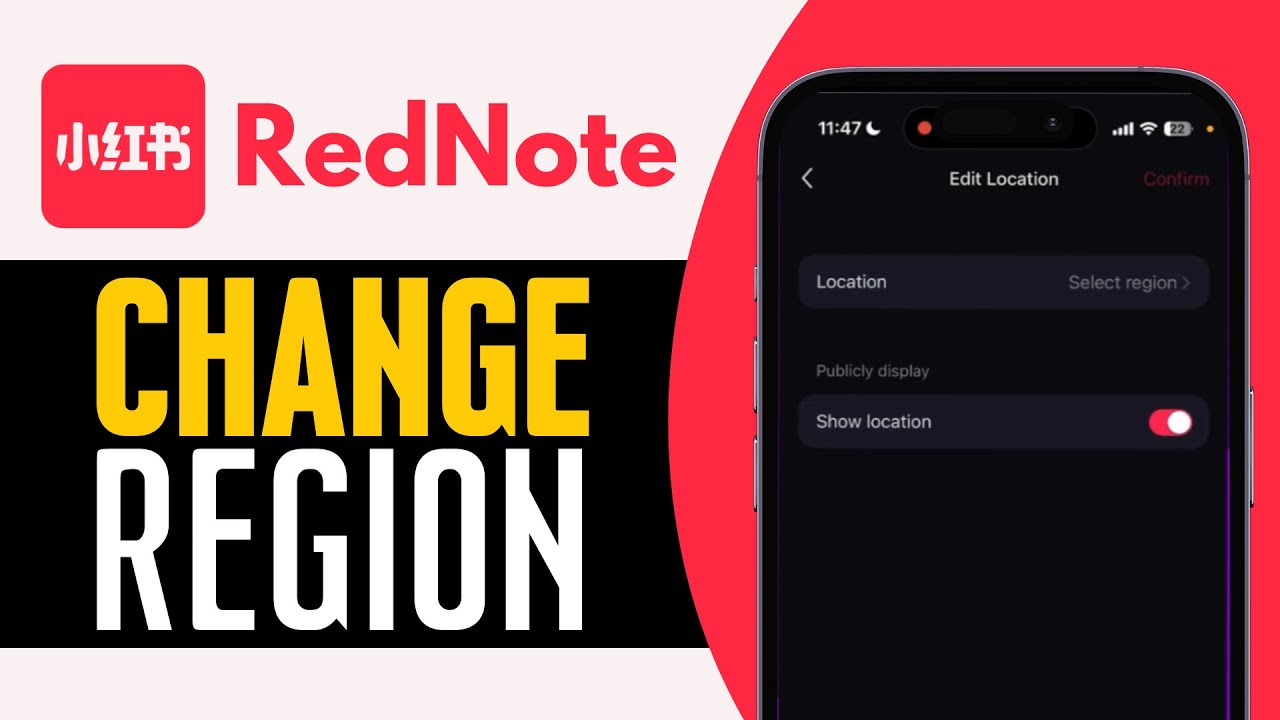 How to Change Region on RedNote - Change Location in RedNote - YouTube