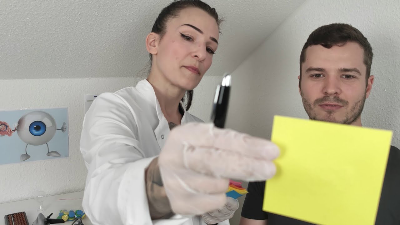 ASMR Eye Check Up / Examination *Relaxing Sounds & Very Tingly* - YouTube